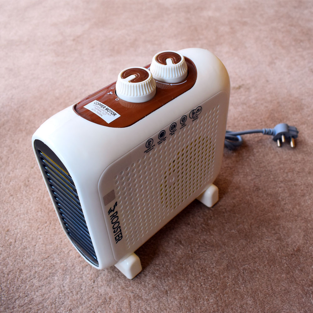 Room Heater Blower Fine Elements 2000W Flat Fan Heater Tesco